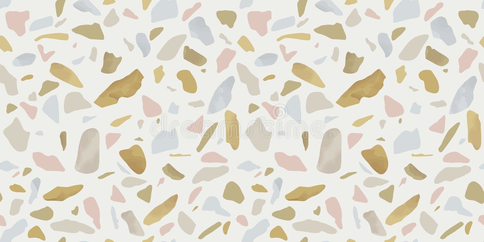 Colorful Terrazzo Flooring Seamless Pattern Stock Vector - Illustration ...