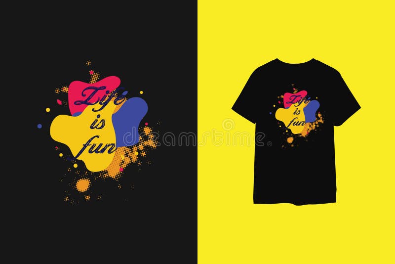 Creative Typography Vector T-shirt Design Stock Vector - Illustration ...