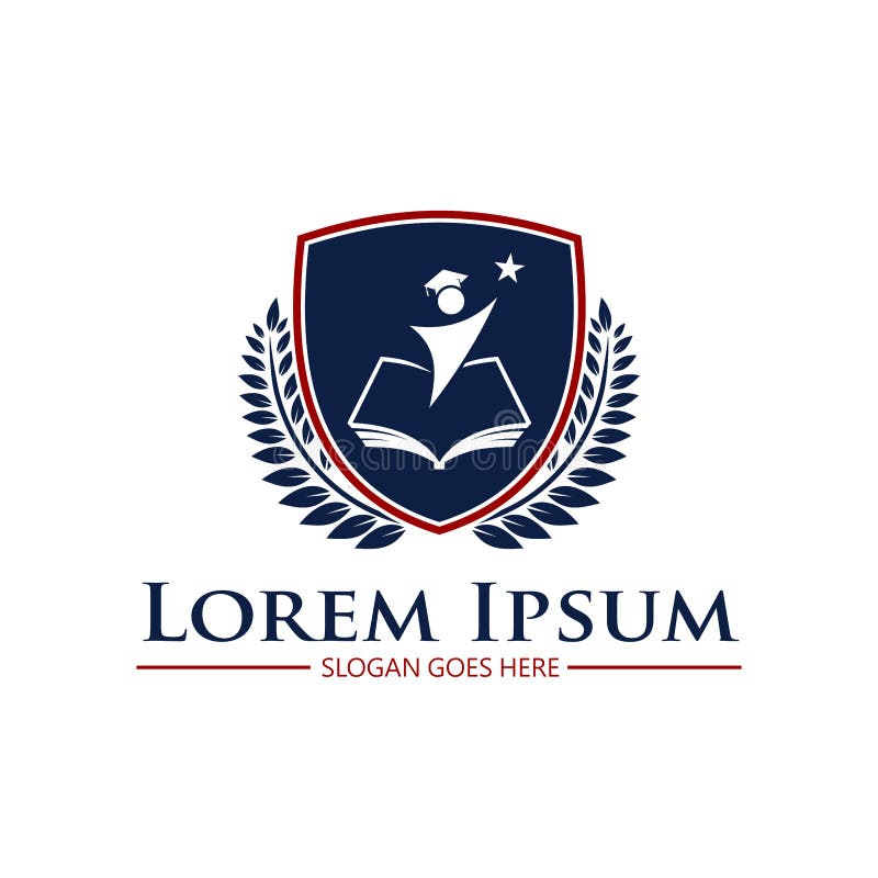 Creative Educational Logo Design Template Stock Vector - Illustration ...