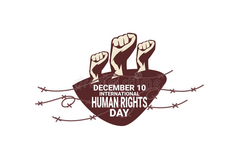 December 10, International Human Rights Day Vector Illustration. Stock ...