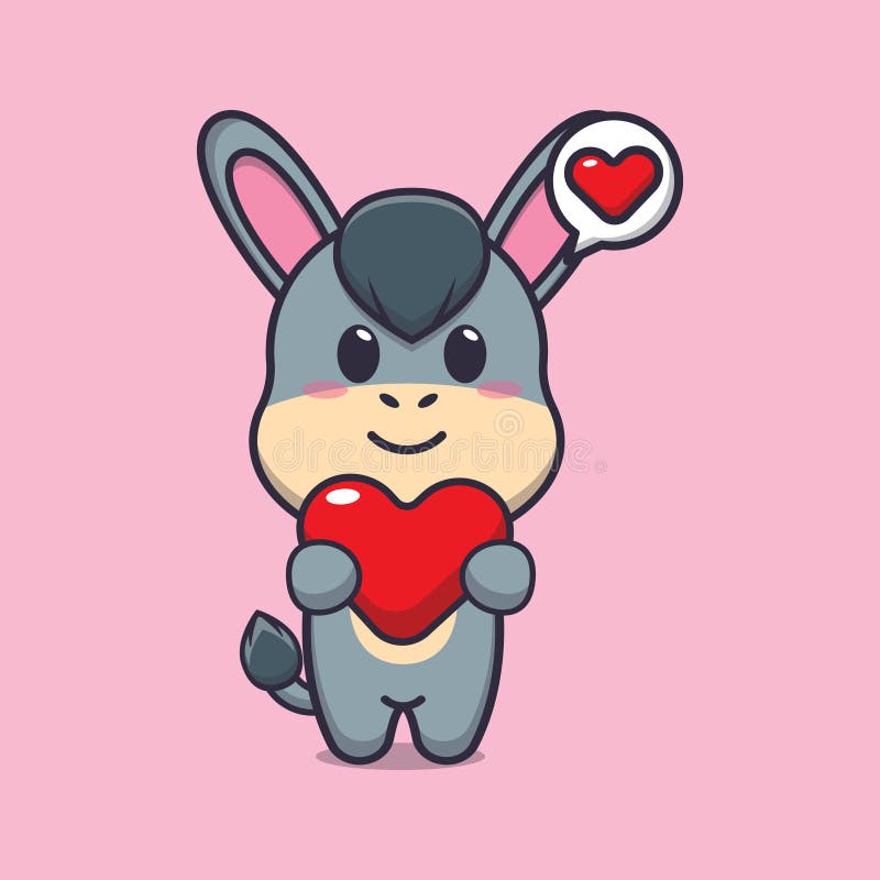 Donkey Heart Stock Illustrations – 347 Donkey Heart Stock Illustrations ...