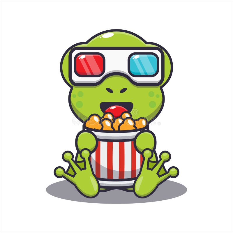 Animal Eating Movie Popcorn Stock Illustrations – 173 Animal Eating ...