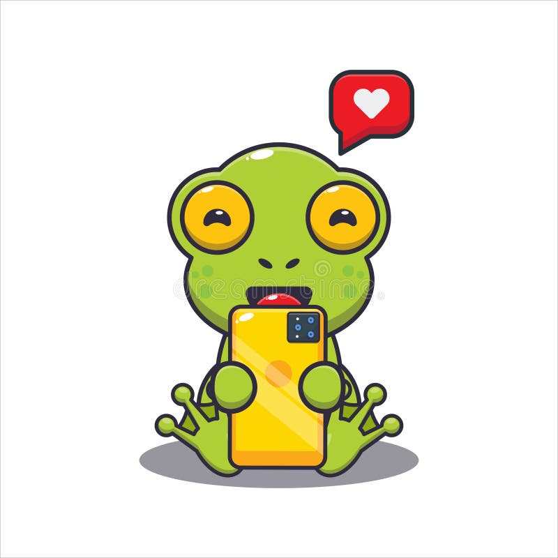 Cute Frog Holding Money Cartoon Vector Illustration. Stock Vector ...