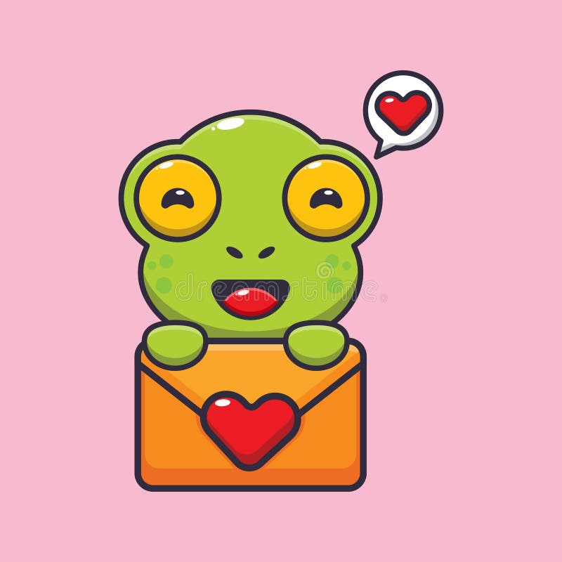 Cute Frog Holding Money Cartoon Vector Illustration. Stock Vector ...