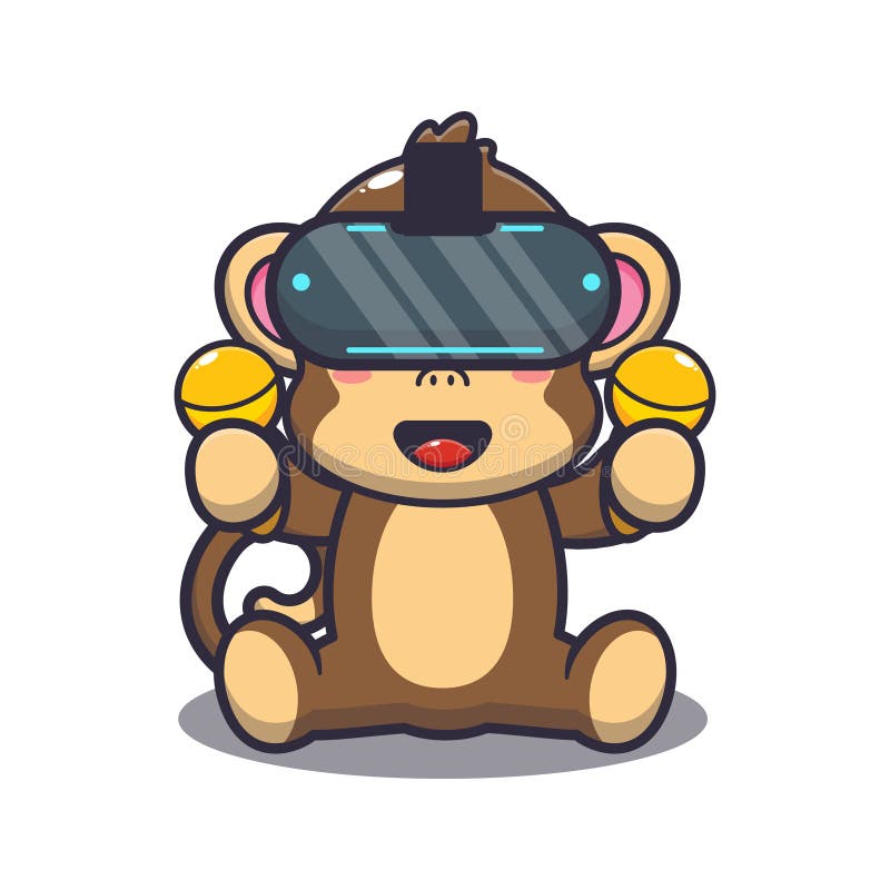 Monkey Vr Stock Illustrations – 37 Monkey Vr Stock Illustrations ...