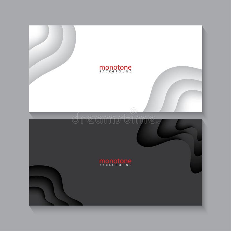 Monotone Black and White Background Vector Illustration Stock Vector ...