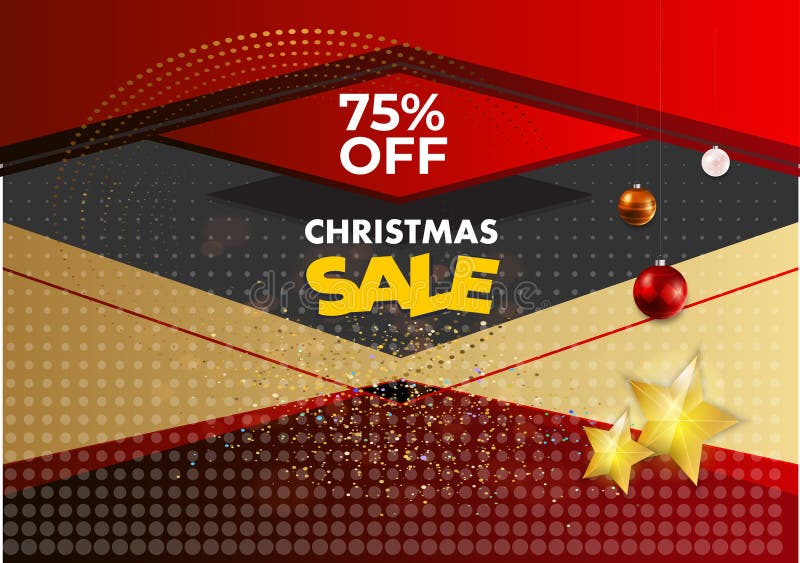 Merry Christmas Sale Off Discount Creative Â image Stock Vector ...