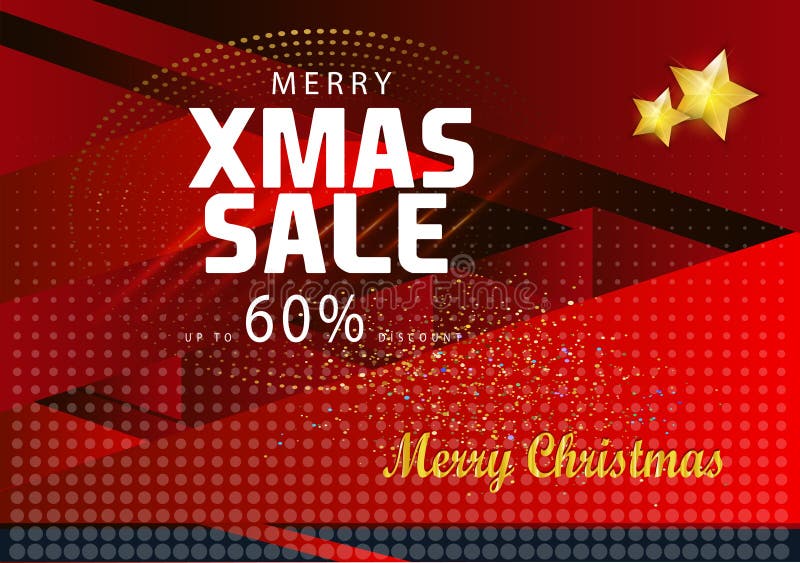 Merry Christmas Sale Off Discount Creative Â image Stock Vector ...