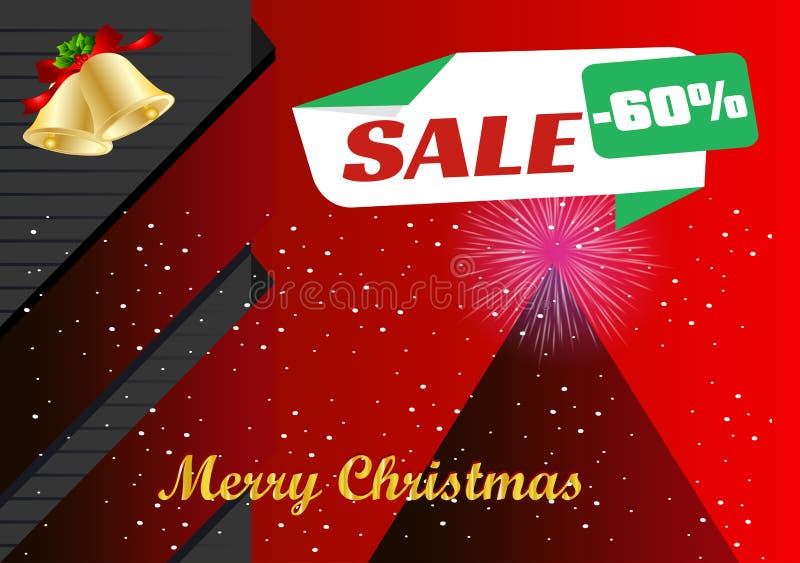 Merry Christmas Sale Off Discount Creative Â image Stock Vector ...
