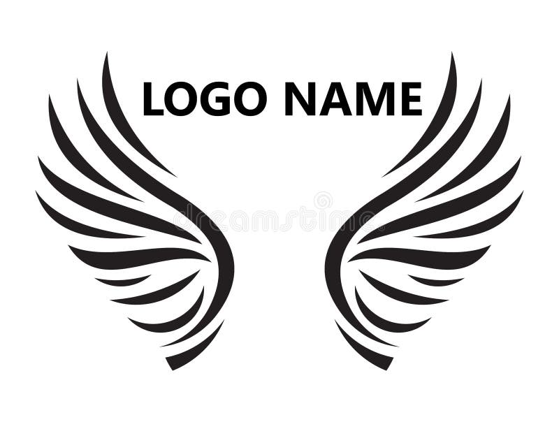 Fly and Power Logo Template Stock Vector - Illustration of graphic ...