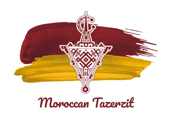 Arabic Jewelry Amazigh Tuareg, Tazerzit Symbol, Moroccan Tradition ...