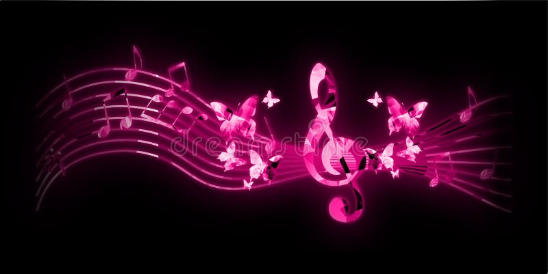Neon Musical Notes Stock Illustrations – 1,180 Neon Musical Notes Stock ...