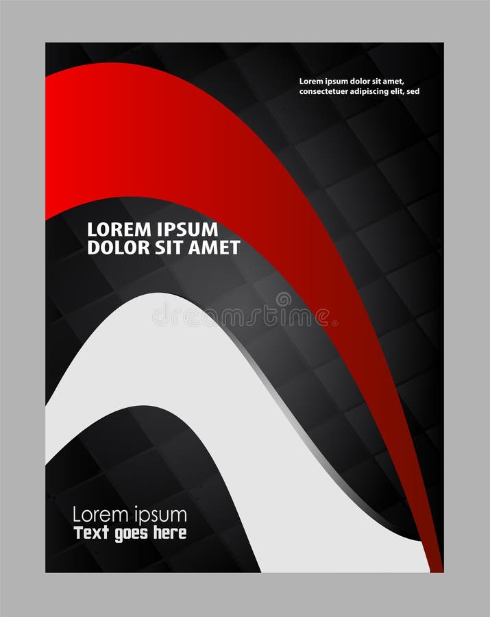 Stylish Presentation of Business Poster, Flyer Layout Template Stock ...