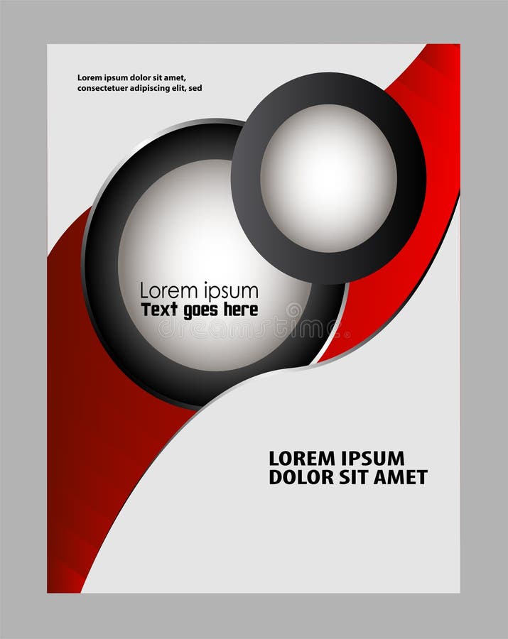 Stylish Presentation of Business Poster, Flyer Layout Template Stock ...