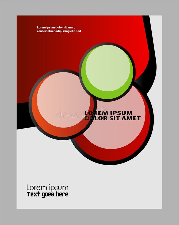 Stylish Presentation of Business Poster, Flyer Layout Template Stock ...