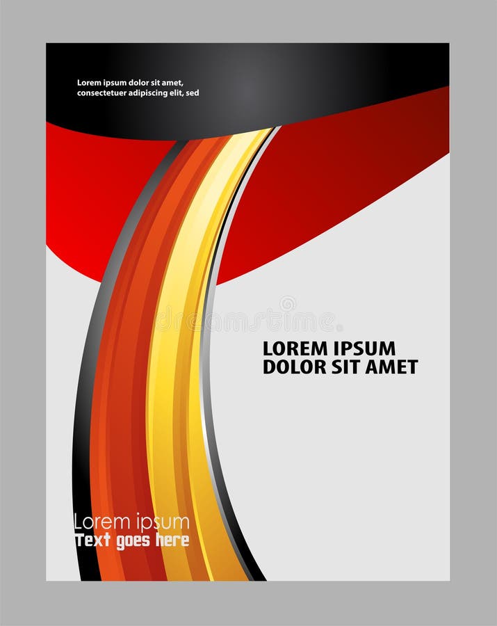 Stylish Presentation of Business Poster, Flyer Layout Template Stock ...