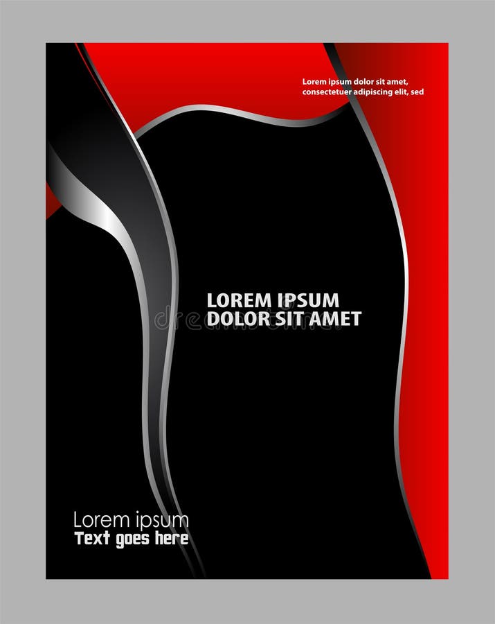 Stylish Presentation of Business Poster, Flyer Layout Template Stock ...