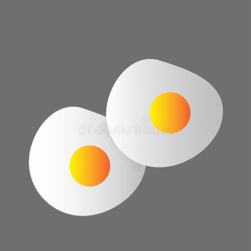 Fry Egg Vector Image Eps File Print Stock Vector - Illustration of ...