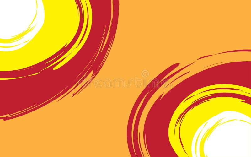 Brush Stroke Abstract Orange Background Vector Illustration Stock ...