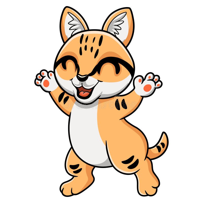 Cute Sand Cat Cartoon Walking Stock Vector - Illustration of feline ...