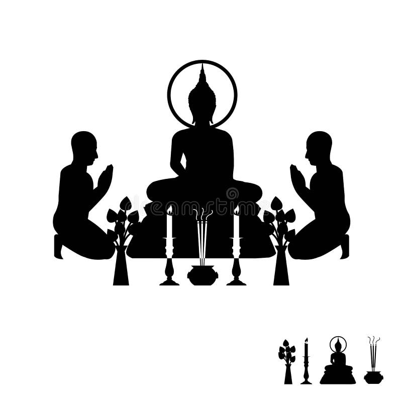 Thai Buddhist Symbols Stock Illustrations – 181 Thai Buddhist Symbols ...