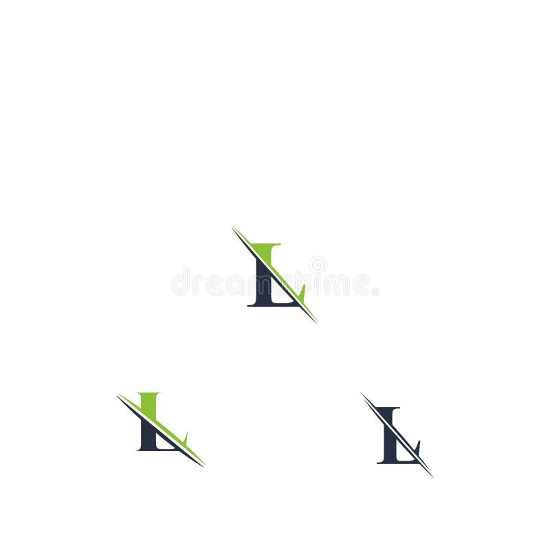 L or LL Logo and Icon Design Stock Illustration - Illustration of ...