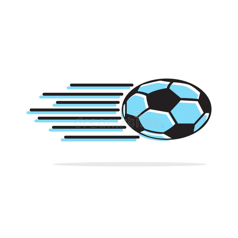 Ball Icon Illustration Vector. Ball Icon with Speed Ball Concept ...
