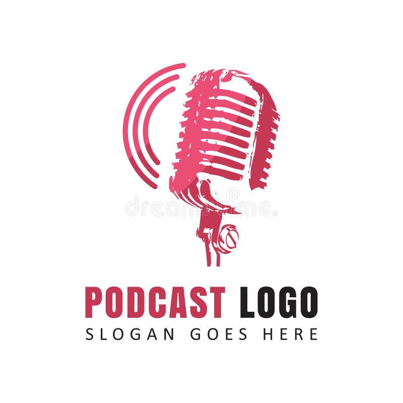 Speech Logo Creative Vector. Mic Icon Logo for Music, Sound, Icon ...