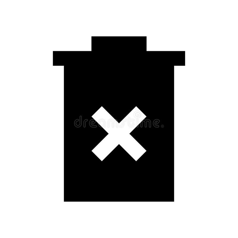 Delete Icon for Web User Interface Design Stock Vector - Illustration ...