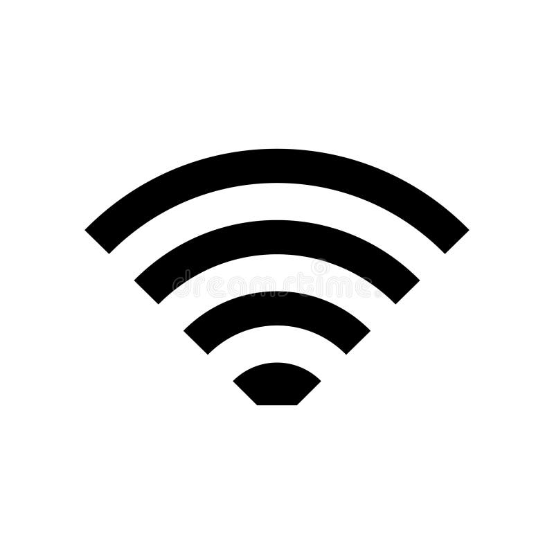 Wifi Icon for Web User Interface Design Stock Vector - Illustration of ...