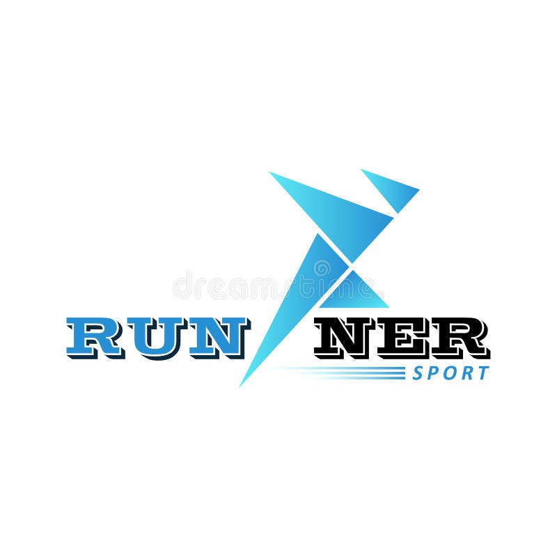 Running Logo Illustration Vector Template. Running Sign for Sport Logo ...