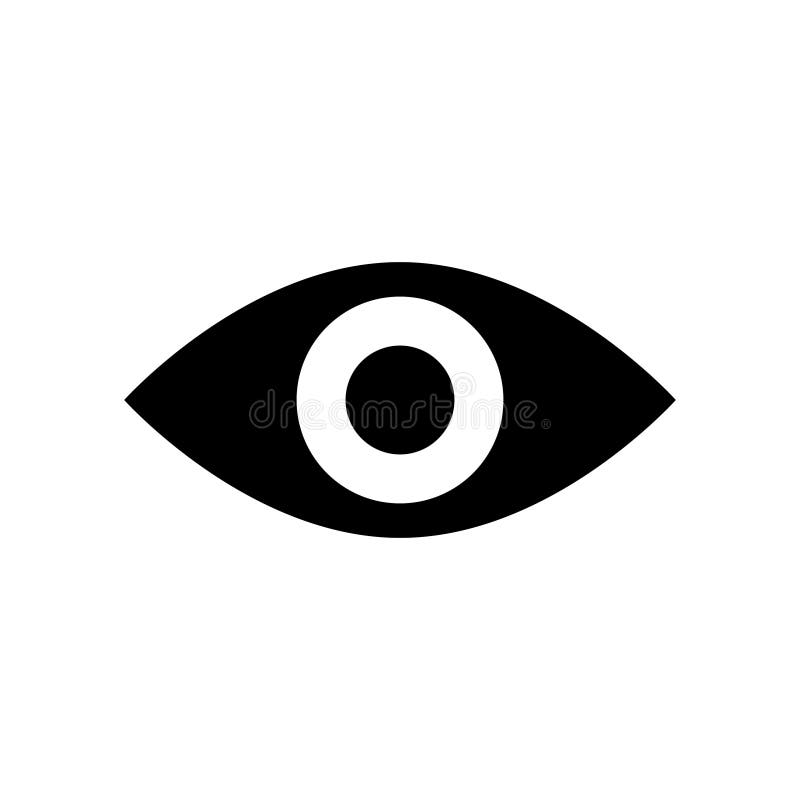 Eye Icon for Web User Interface Design Stock Vector - Illustration of ...