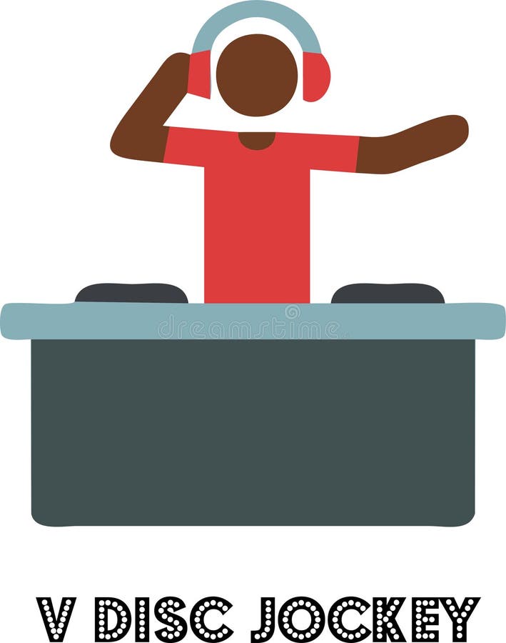 Illustration Vector Graphic of Simple Dj or Music Icon Stock Vector ...
