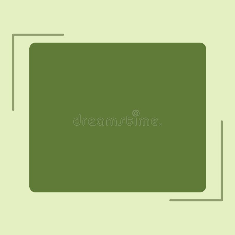 Square Green Frame Vector Design. the Background Board is Editable ...