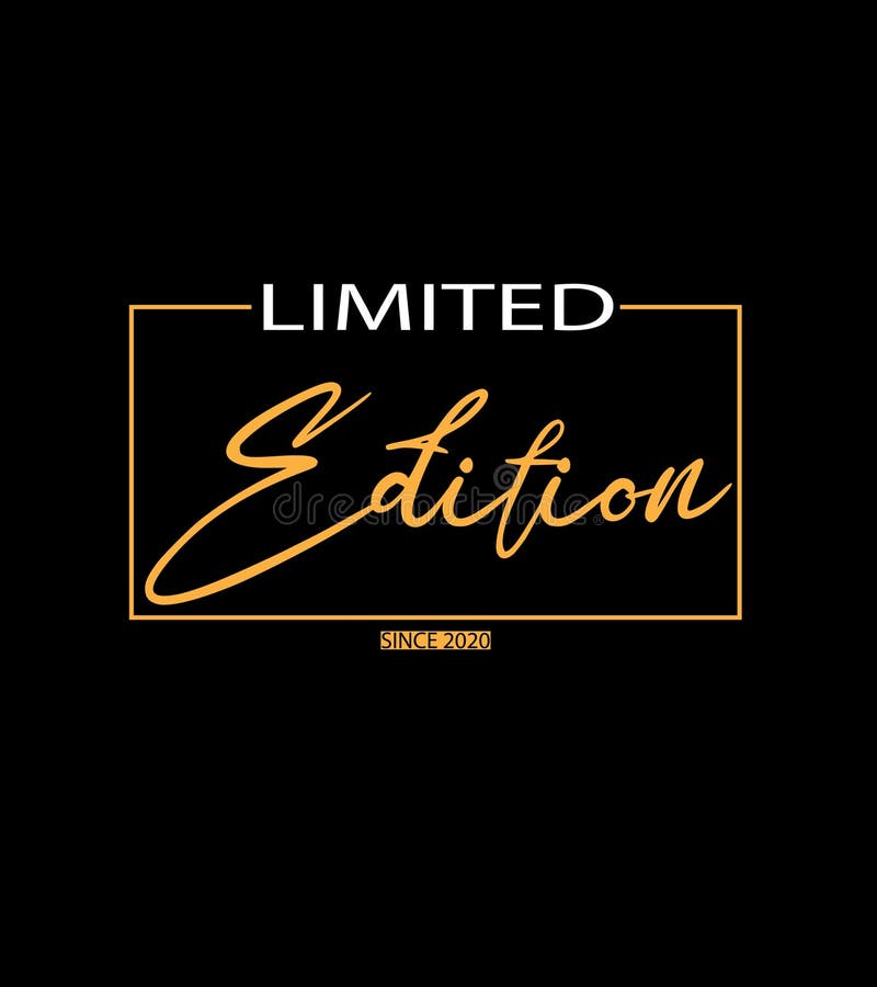 This Vector Design Contains the Words Limited Edition since 2020 ...