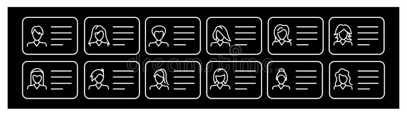 Identity Vector Illustration on Driver License Business Concept Stock ...
