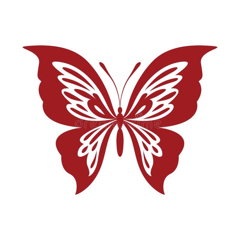 Vector Illustration of a Butterfly Design. Graphic Butterfly Icon ...