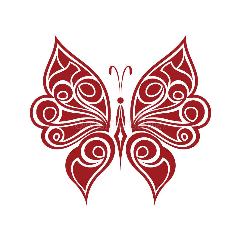 Vector Illustration of a Butterfly Design. Graphic Butterfly Icon ...