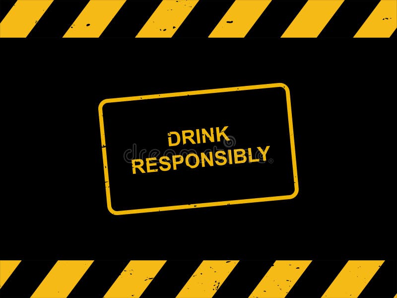 Drink Responsibly Stock Illustrations – 344 Drink Responsibly Stock ...