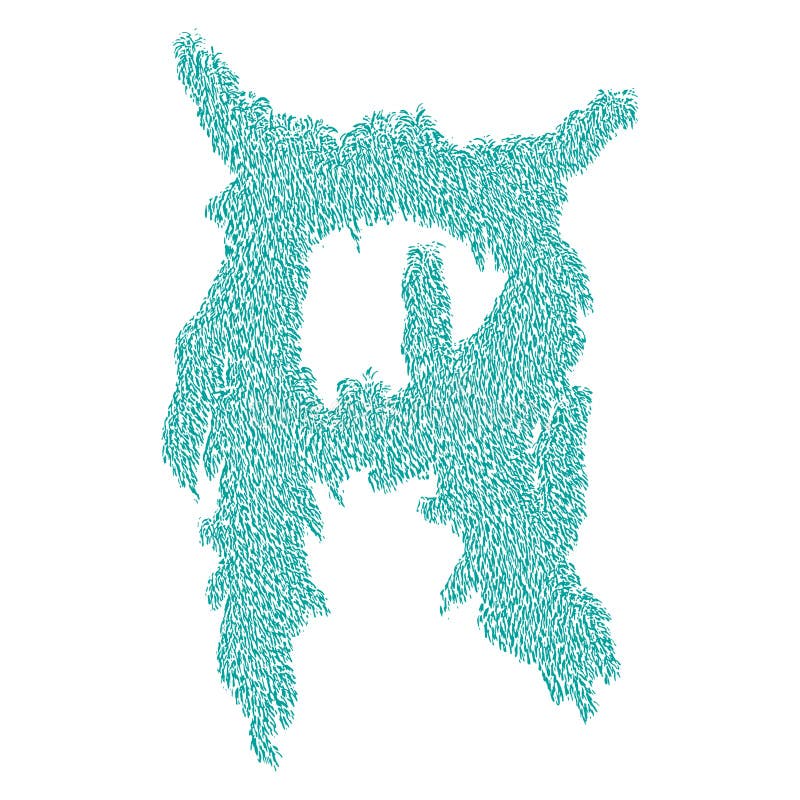 Bizarre Decorative Letter.Custom Art Font. Stock Illustration ...