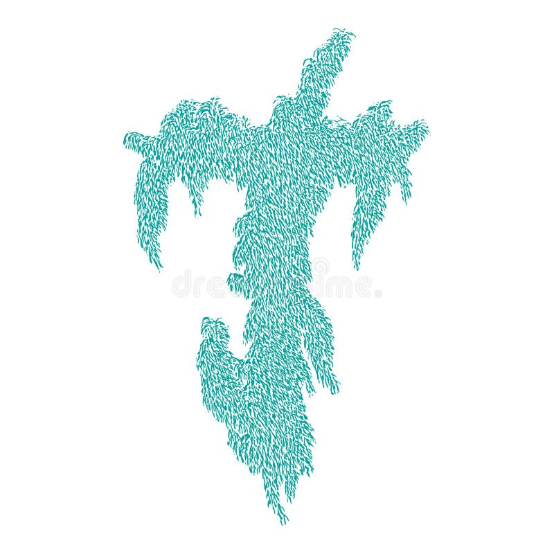 Bizarre Decorative Letter.Custom Art Font. Stock Illustration ...