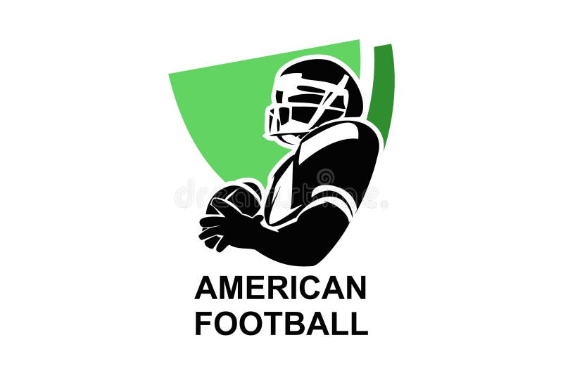 American Football Sport Vector Line Icon. American Football Player ...