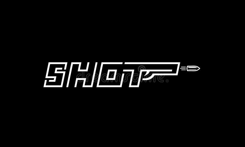 Letter Shot Logo Design Template Stock Vector - Illustration of fashion ...