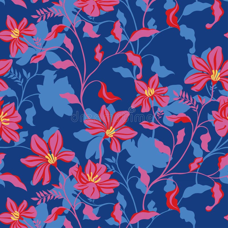 Vector Liberty Pattern. Elegant Floral Pattern in Small Flowers ...