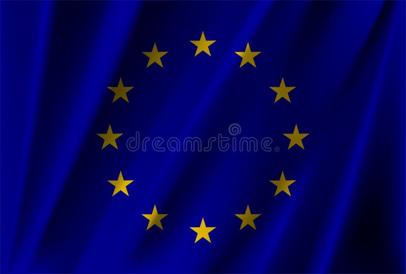 European union flag stock illustration. Illustration of icon - 266186053