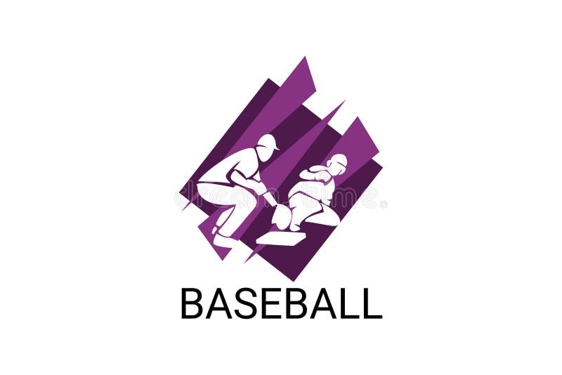 Baseball Sport Vector Line Icon. an Athlete Playing Baseball Stock ...