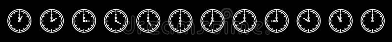 24 Hour Clock Face Stock Illustrations – 2,067 24 Hour Clock Face Stock ...