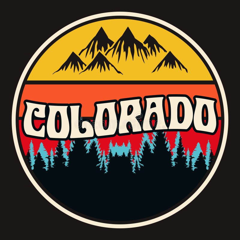 Mountain Outdoor Emblem Patch Logo Poster Label Vector Illustration ...