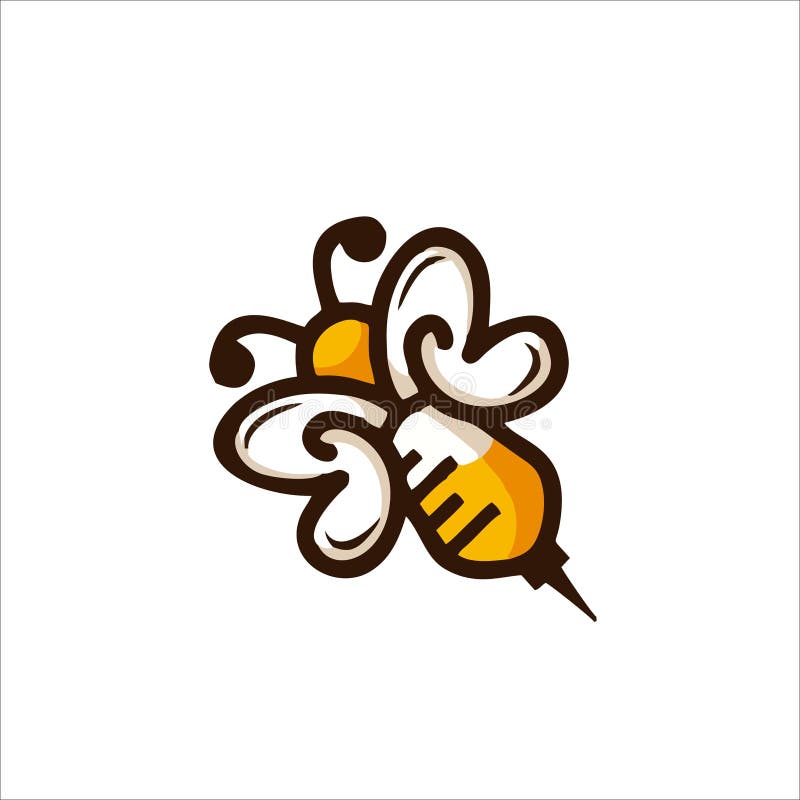 Print Bee Injection Logo Design for Your Identity Stock Vector ...