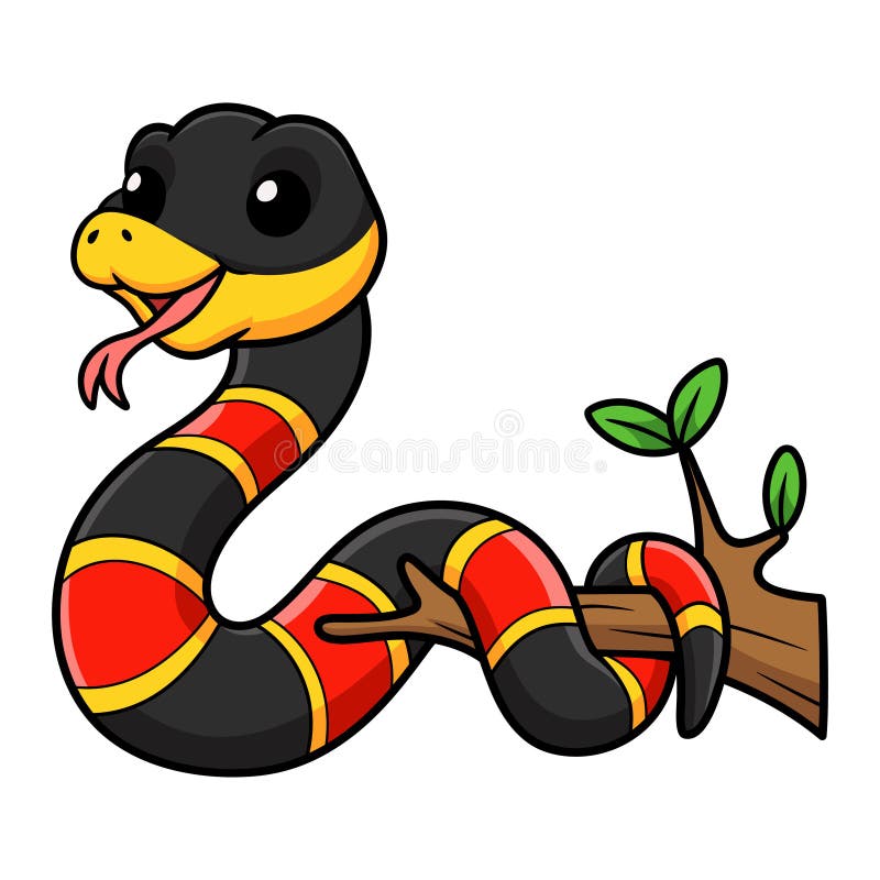 Cute Coral Snake Stock Illustrations – 324 Cute Coral Snake Stock ...